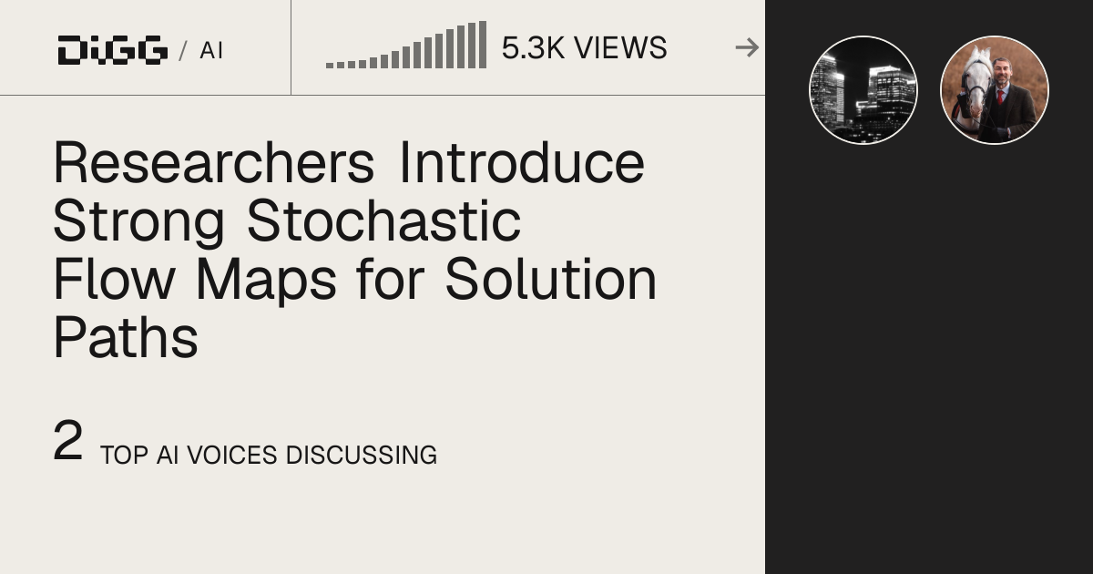 Sam McCallum releases Strong Stochastic Flow Maps to enable exact ...