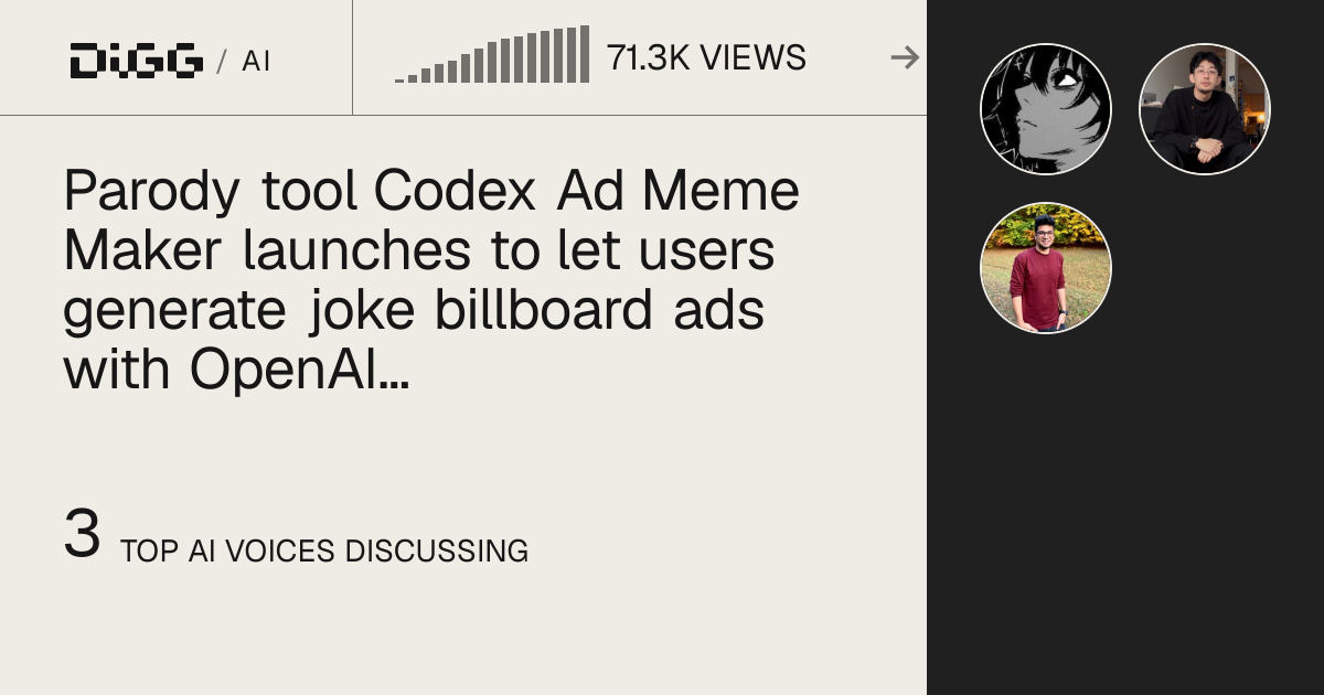 Parody tool Codex Ad Meme Maker launches to let users generate joke ...