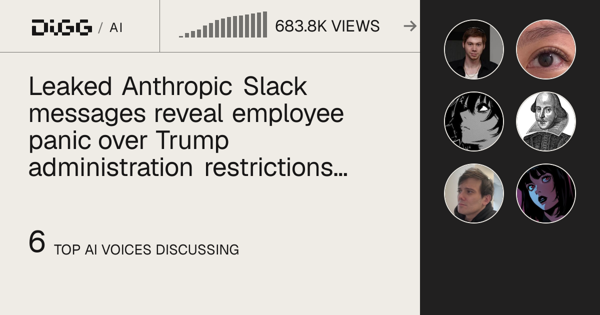 Leaked Anthropic Slack messages reveal employee panic over Trump ...