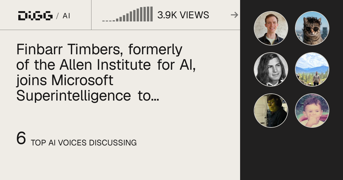 Finbarr Timbers, formerly of the Allen Institute for AI, joins ...