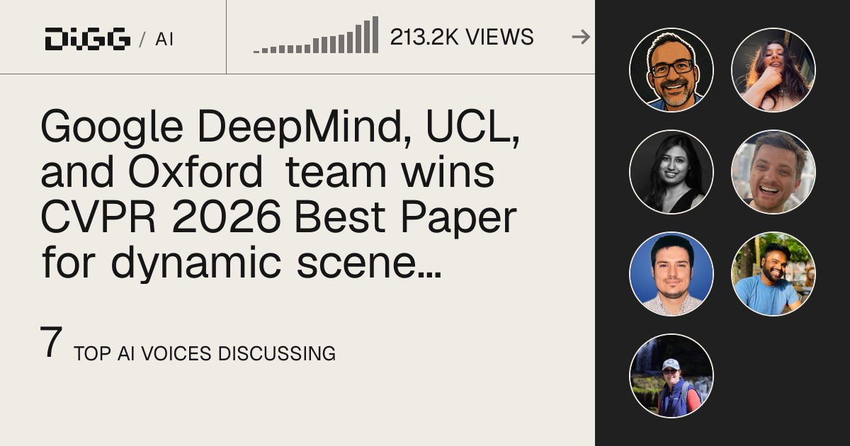 Google DeepMind, UCL, and Oxford team wins CVPR 2026 Best Paper for ...
